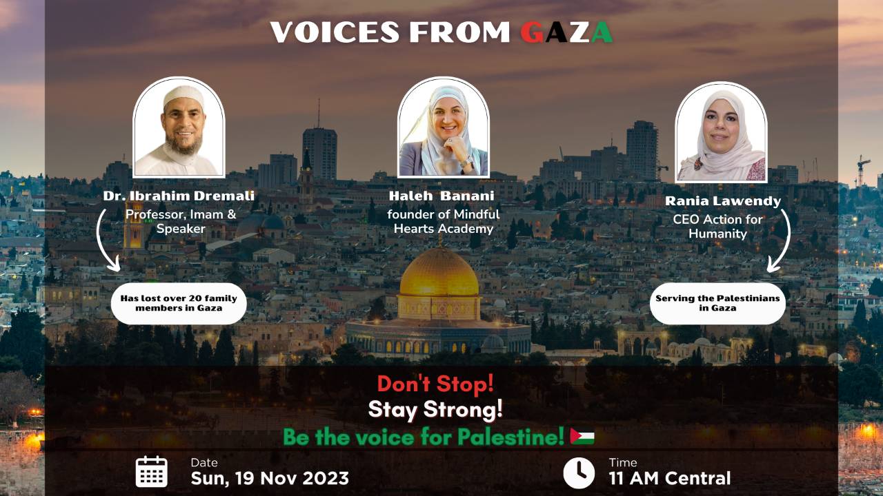 Voices from Gaza - Free Webinar