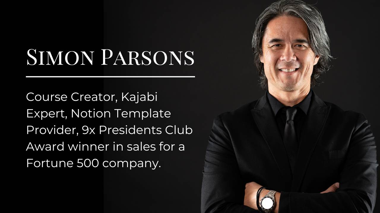 Simon Parsons - Kajabi Template Designer