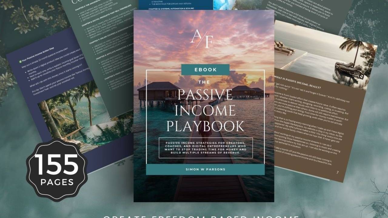 Passive Income Ebook for Creators | The Passive Income Playbook