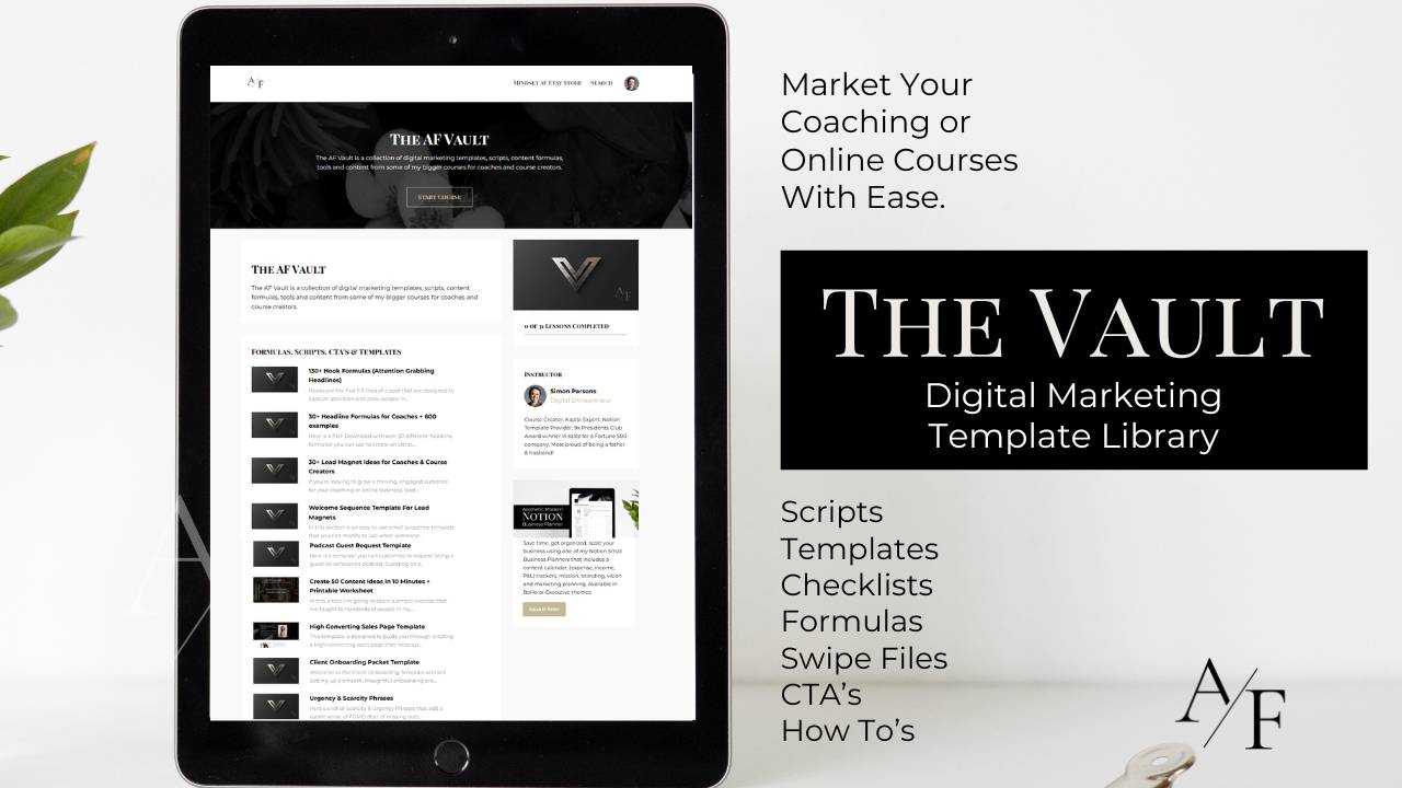 The Digital Marketing Vault