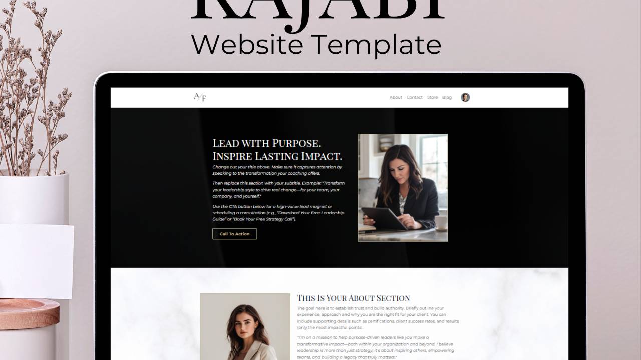 Sample Executive Webpage