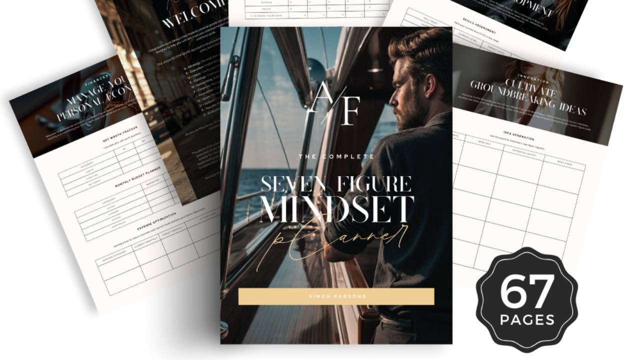 7 Figure Money Mindset Planner | Printable Wealth Workbook