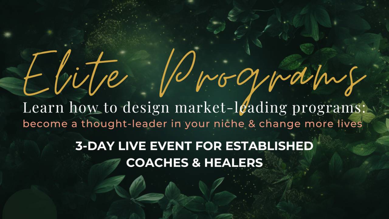 'Elite Programs' - Free Program Design Training