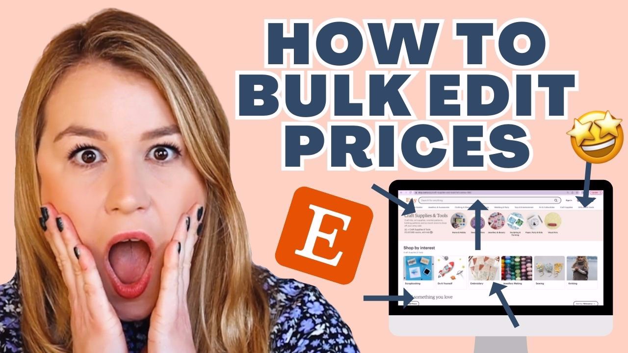 How to BULK edit your Etsy prices on your Listings in 2023