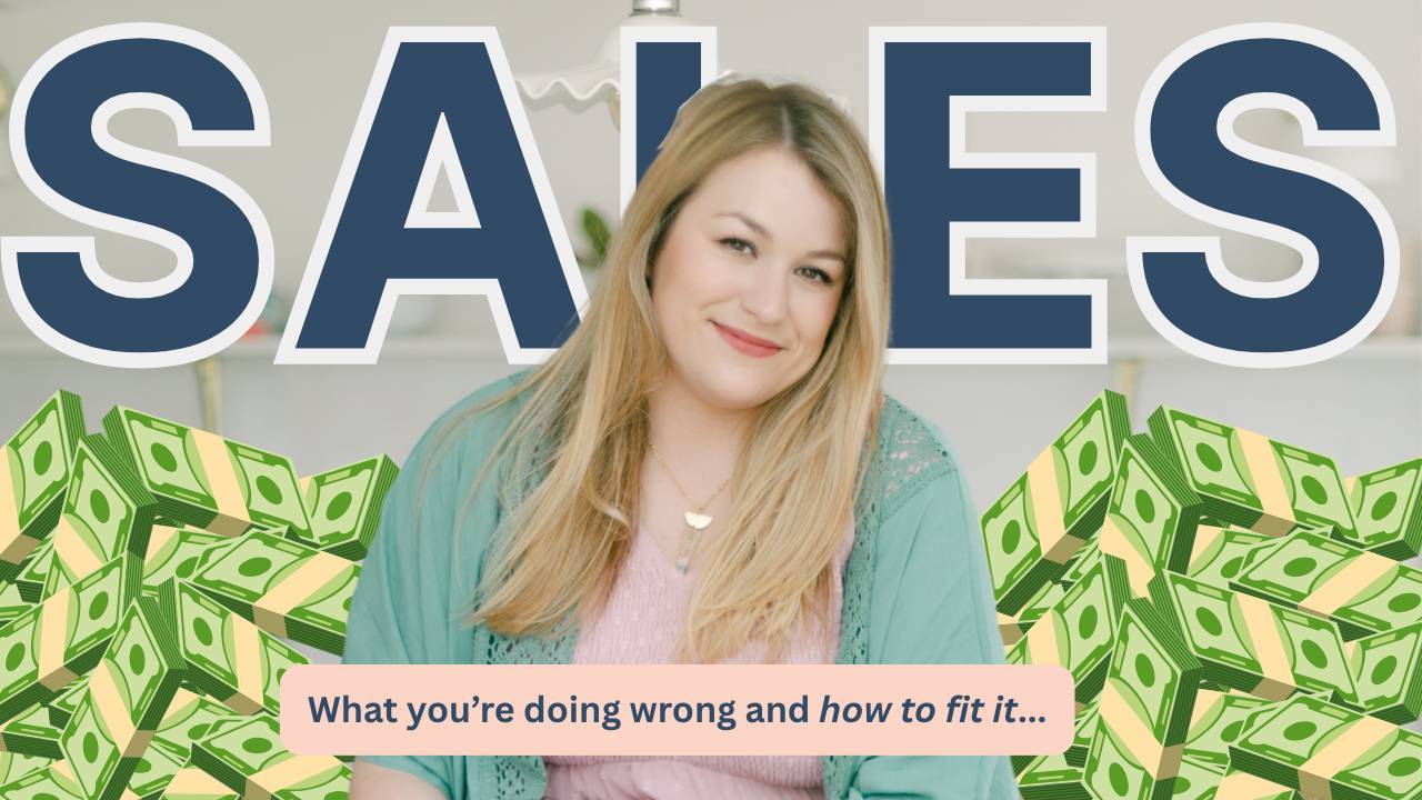 Why Your Handmade Business Isn’t Getting Sales (& What to Do About It)