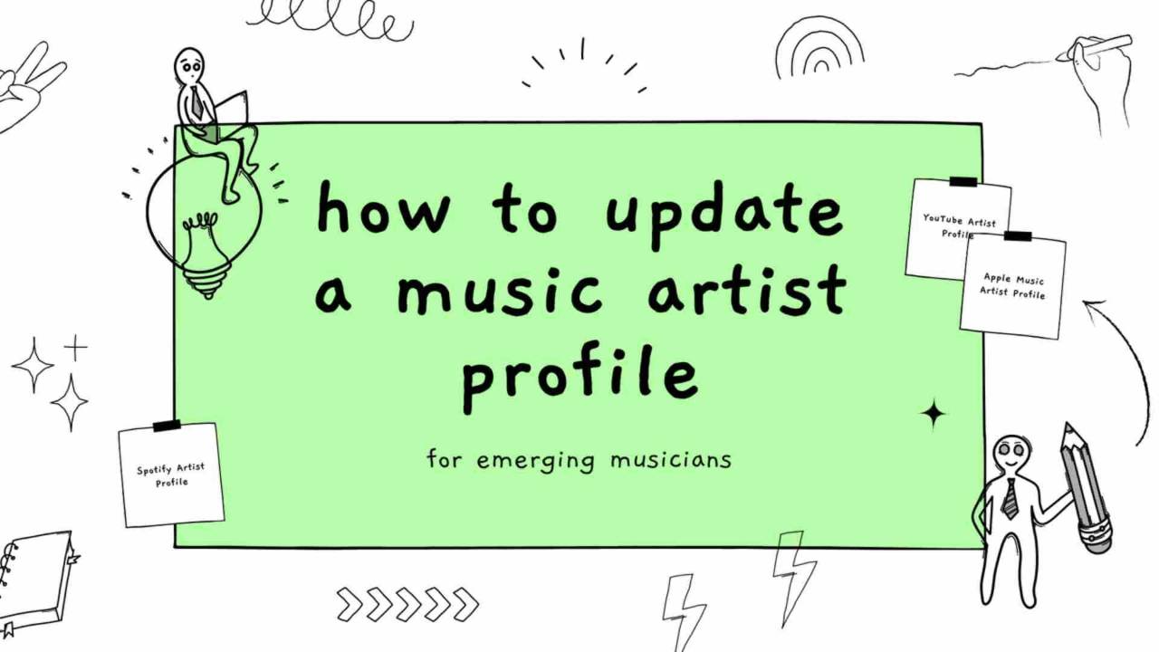 How to Update a Music Artist Profile