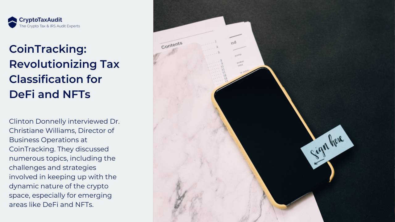 CoinTracking: Revolutionizing Tax Classification for DeFi and NFTs