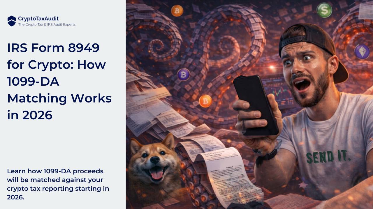IRS Form 8949 for Crypto: How 1099-DA Matching Works in 2026
