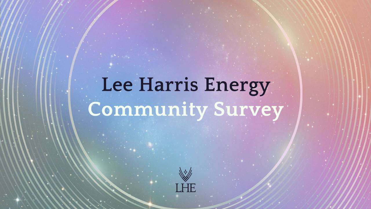 Lee Harris Energy Community Survey