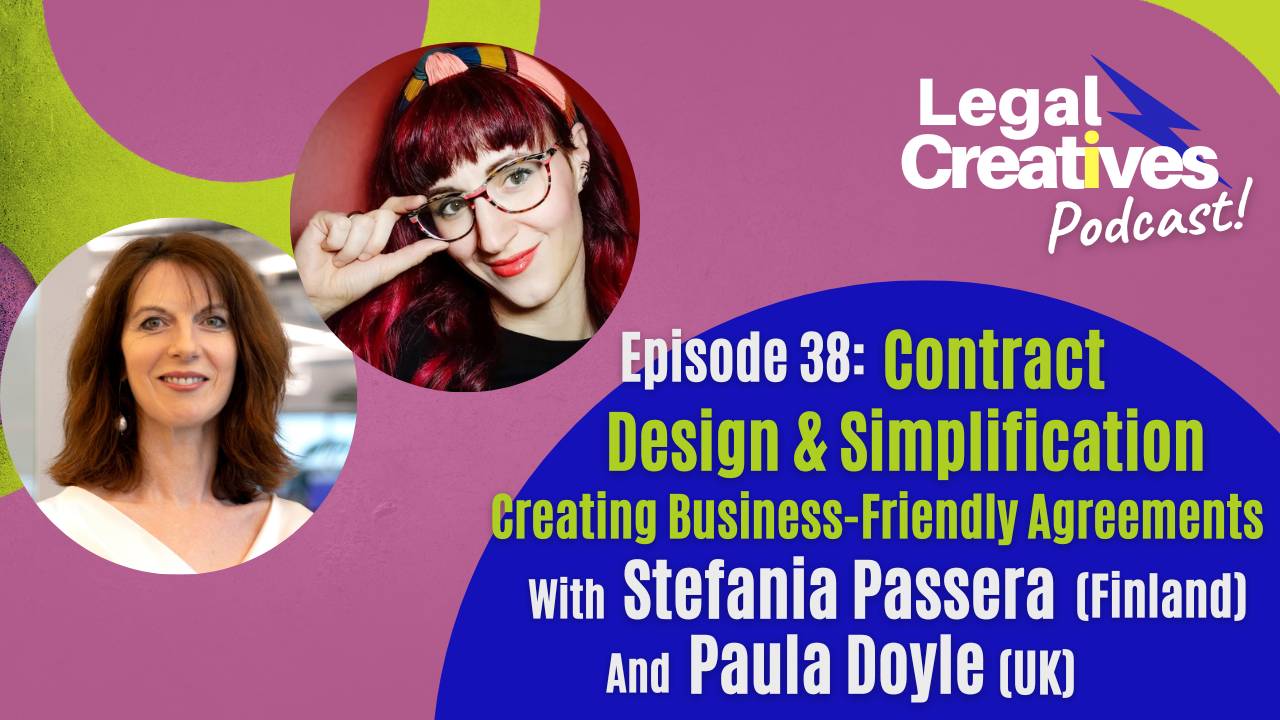 Ep. 38: Contract Simplification with Stefania Passera & Paula Doyle