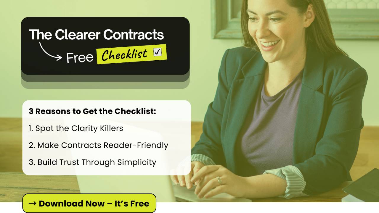 Get your hands on the Clearer Contracts Checklist!