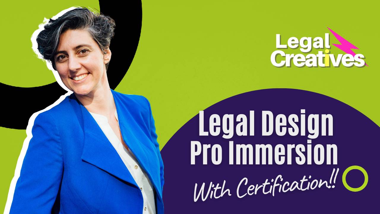 Future-proof your Legal Career with a Legal Design Certification!