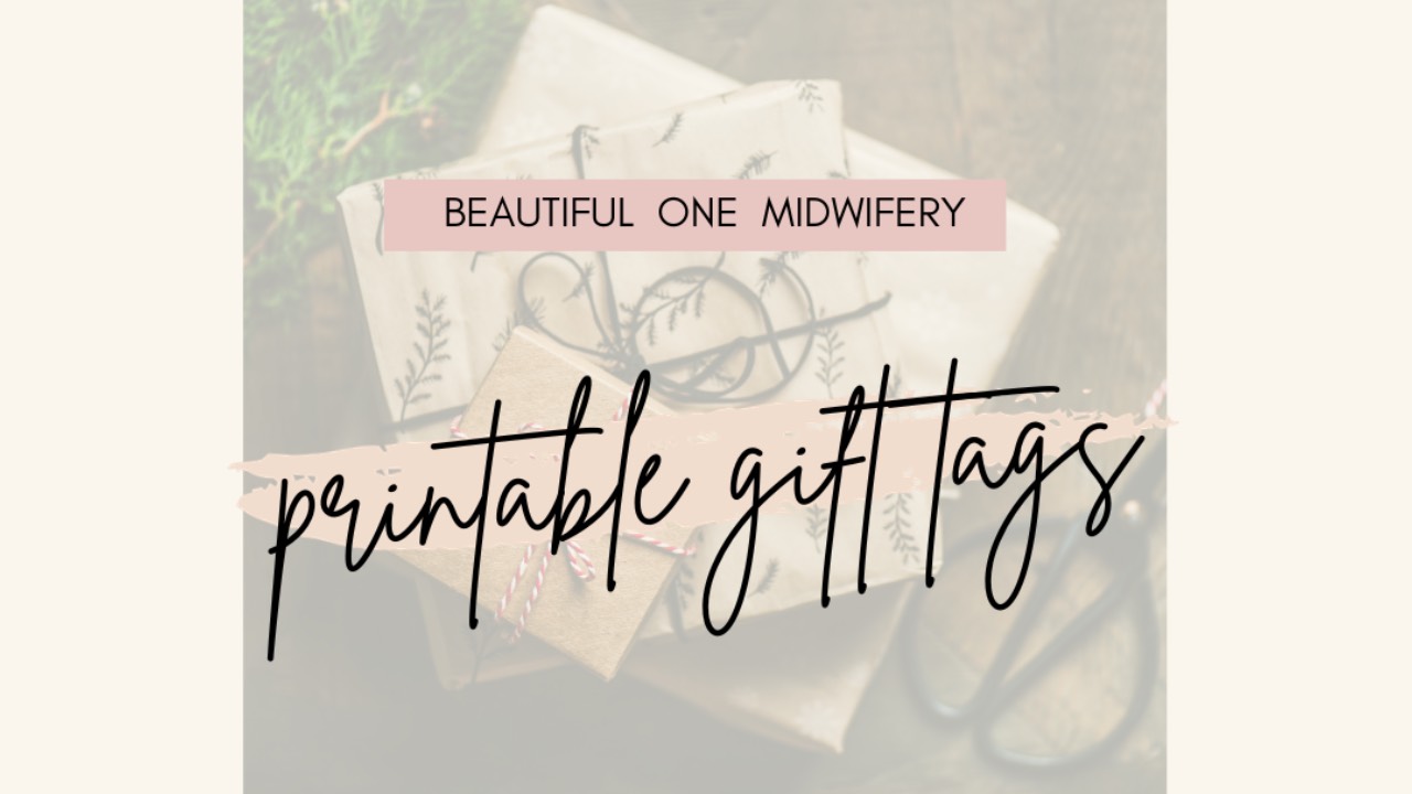DIY Printable Gift Tags
