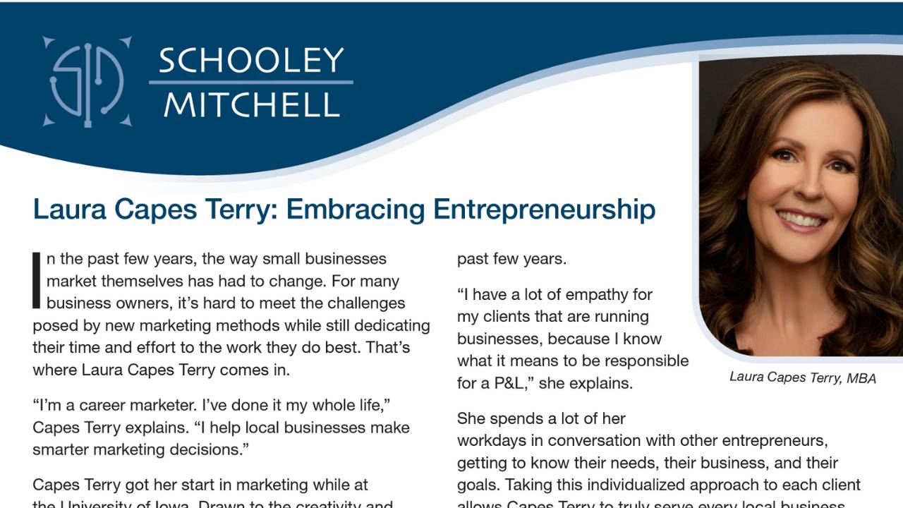 Spotlight on Laura Capes Terry by Schooley Mitchell