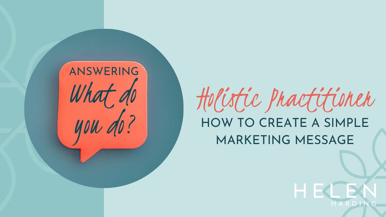 How to Create a Simple Marketing Message