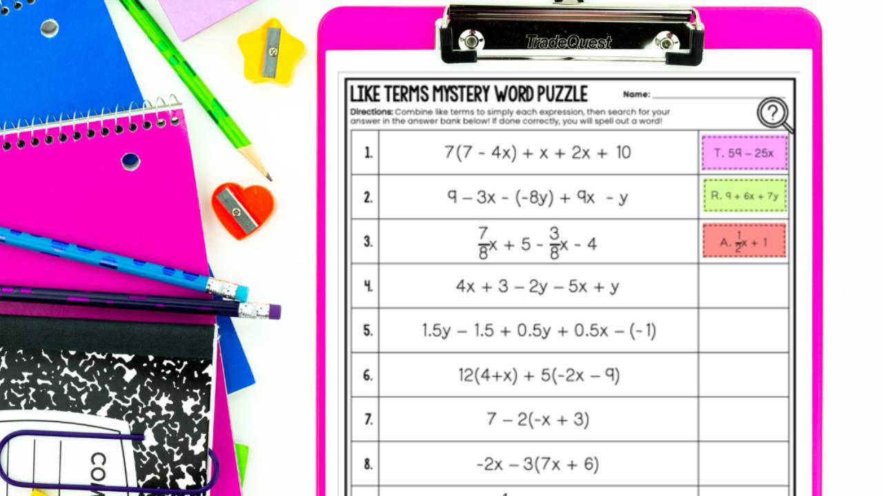 Learn how to make a mystery puzzle worksheet!