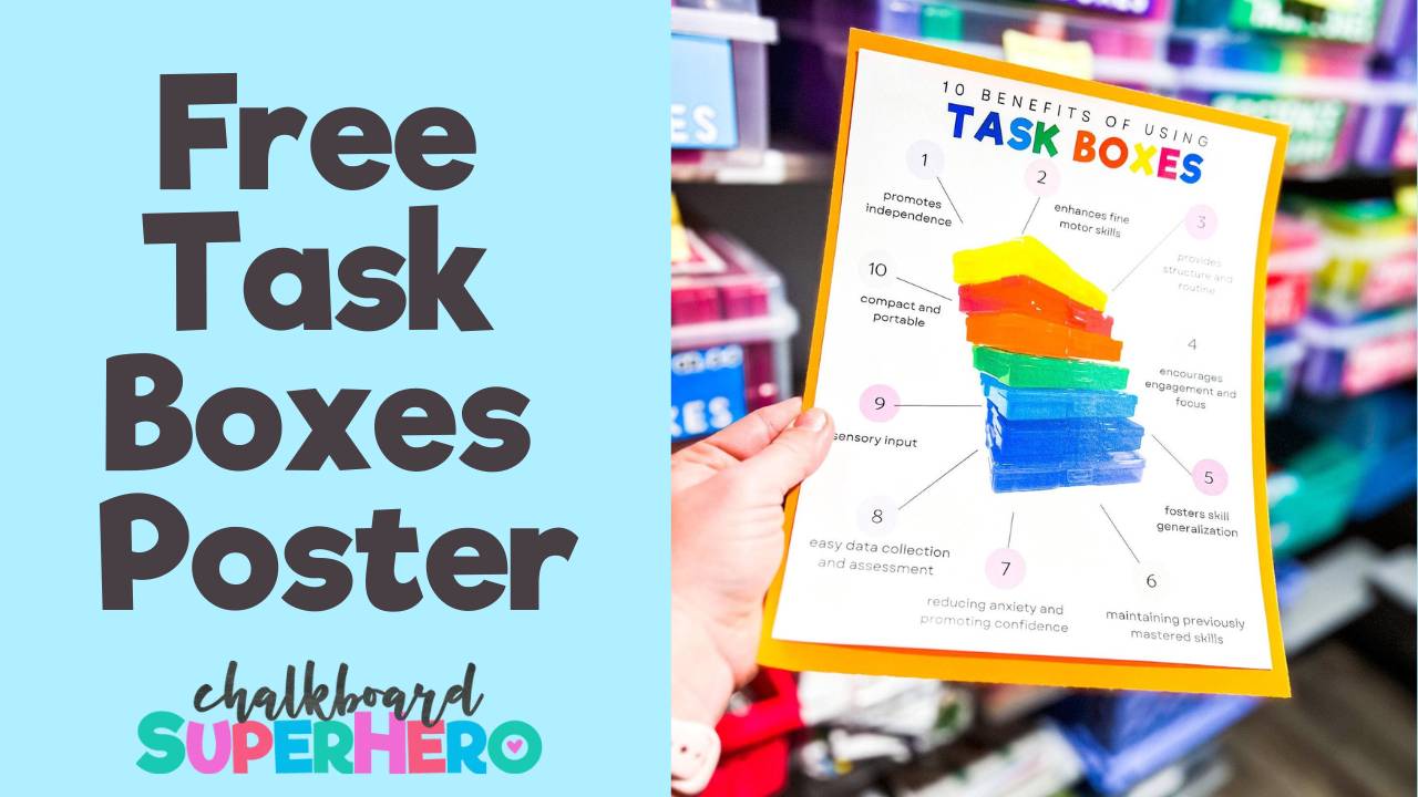 Free Task Boxes Poster!!