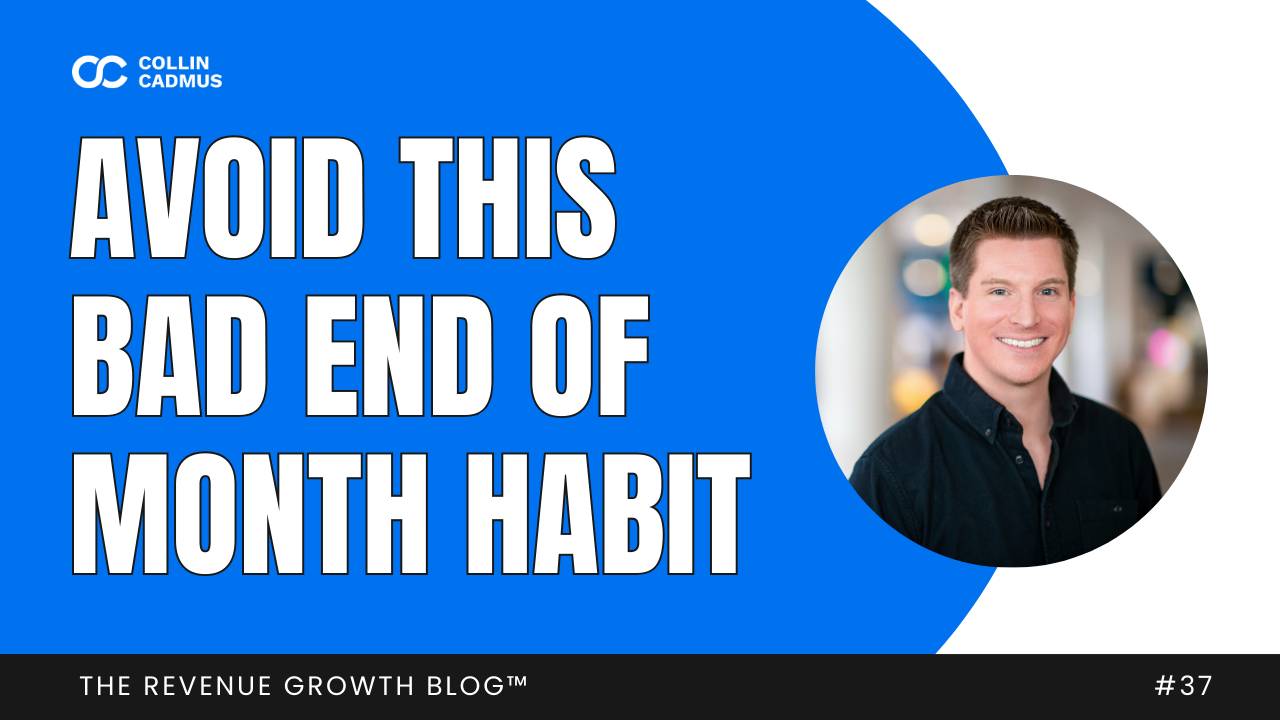 Avoid This Bad End of Month Habit