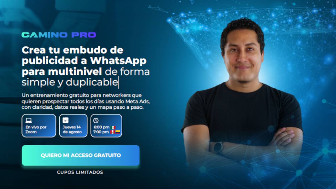 Crea tu embudo de publicidad a WhatsApp para multinivel
