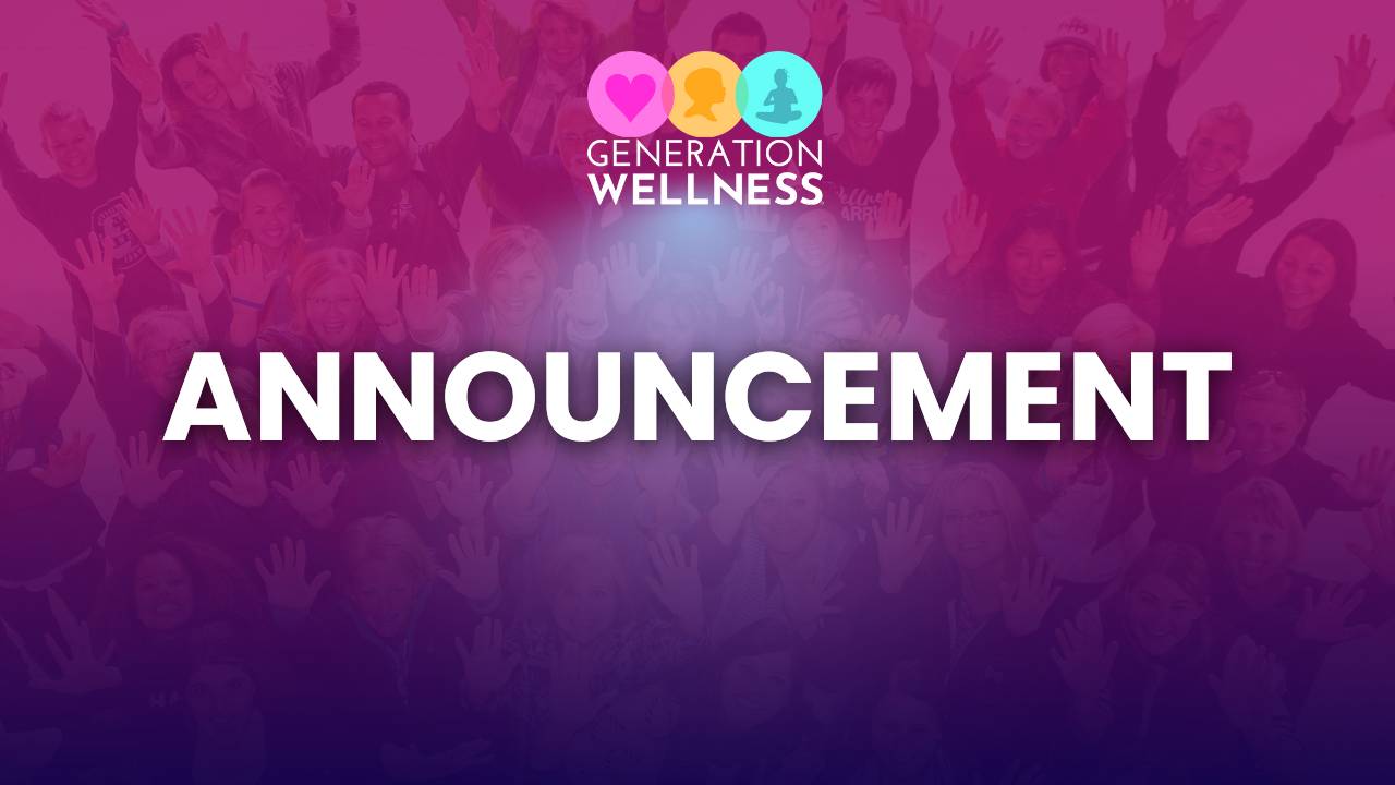 Generation Wellness Summer Trainings Are Booking Up Quickly