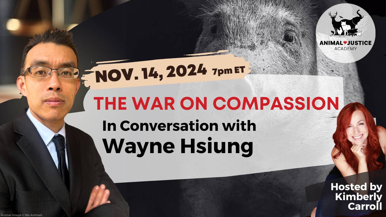 Animal Justice Academy Live Event Registration