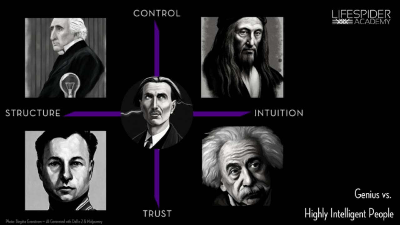 What's the Difference Between, Genius and Highly Intelligent People?