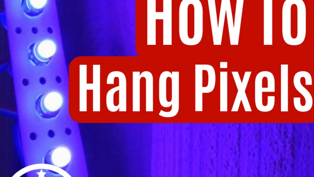 How Do I Hang Christmas Light Pixels on My House?