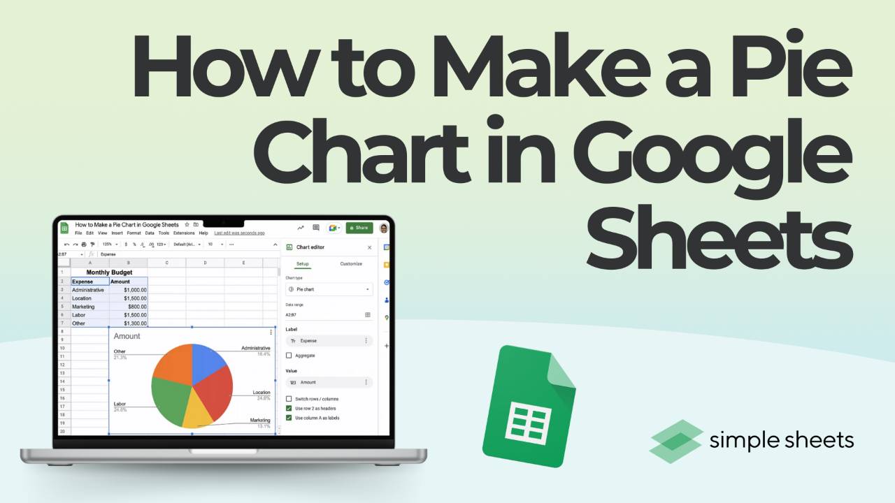 How To Make a Pie Chart in Google Sheets Using ChatGPT
