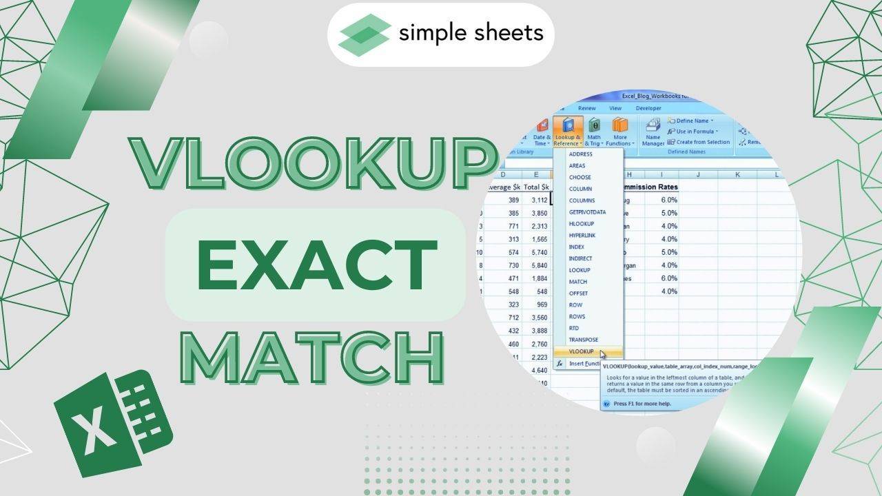 The Simplest Guide for VLOOKUP Exact Match