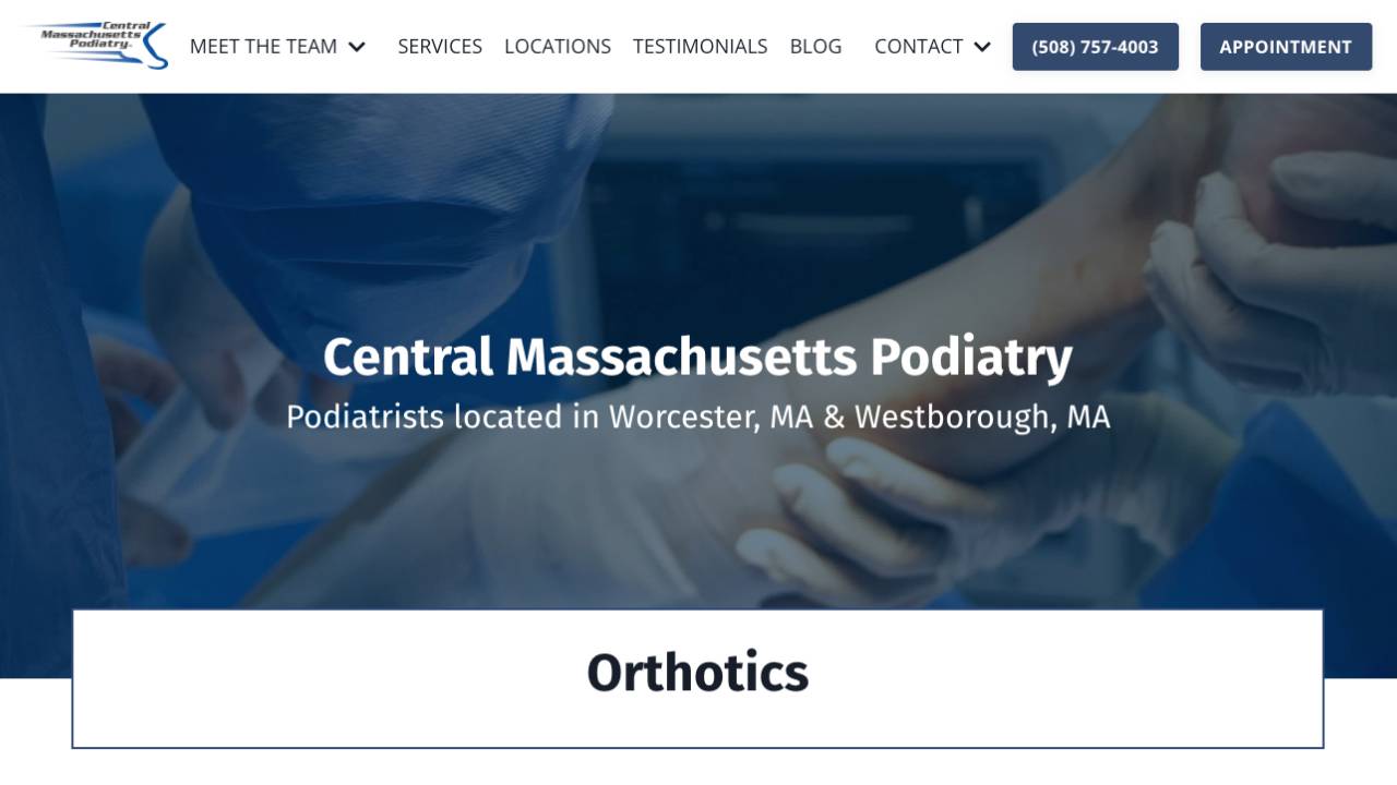 Custom Orthotics | Central MA Podiatry
