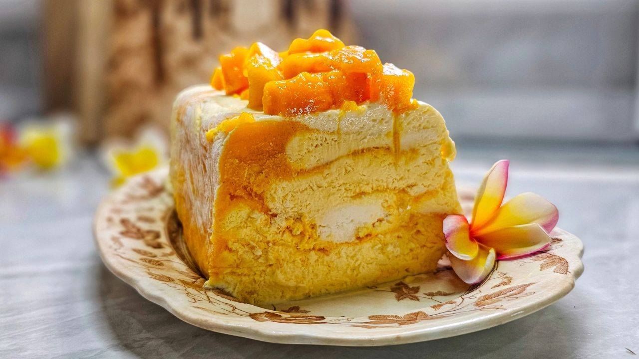 Mango And Lime Semifreddo