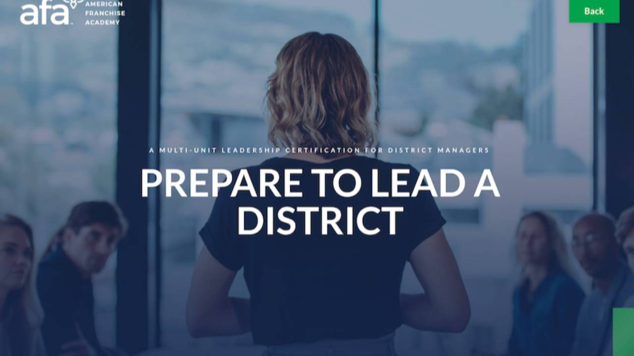 District Manager Training Enrollment