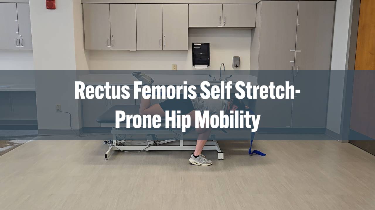 Rectus Femoris Self Stretch - Prone Hip Mobility