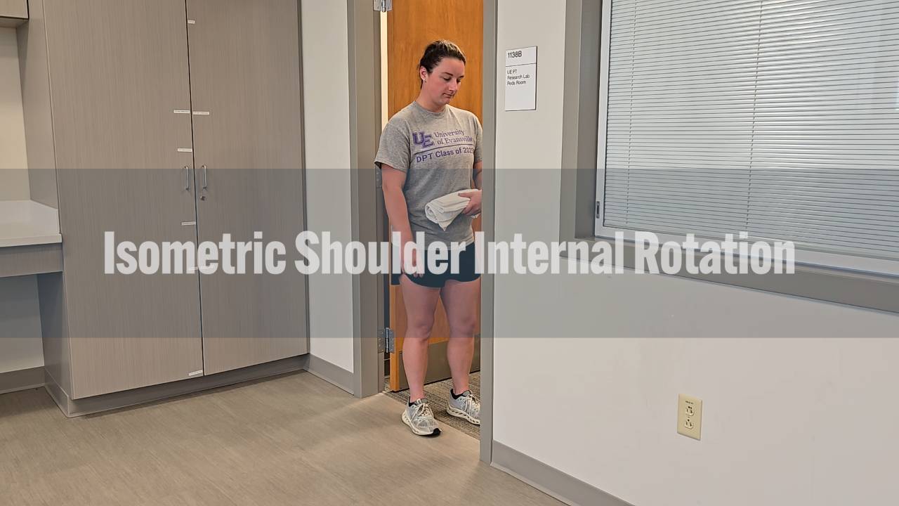Isometric Shoulder Internal Rotation