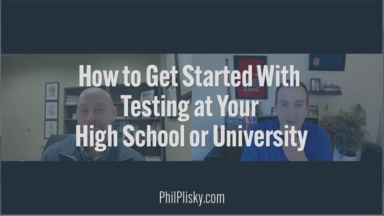 How to get started with testing at your high school or university?
