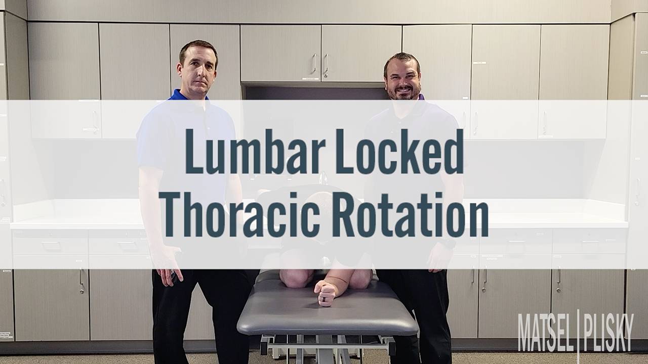 Lumbar Locked Thoracic Rotation Procedure Reliability Normative Data