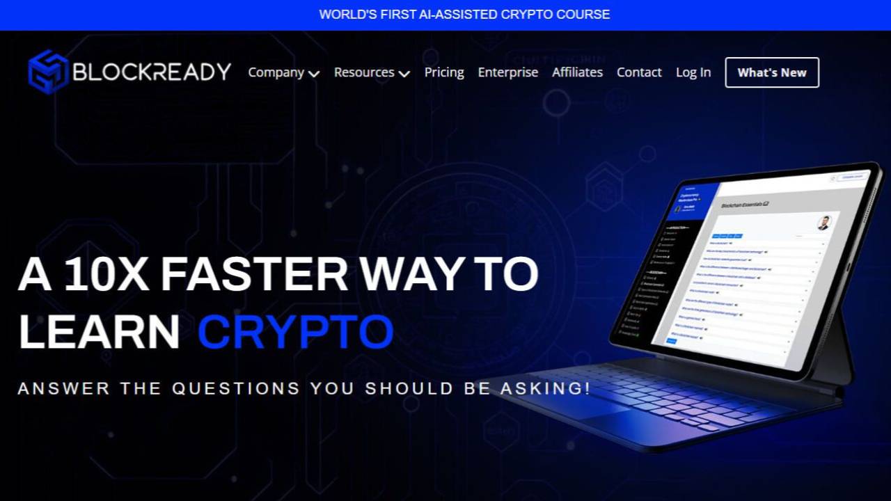 The AI-powered Cryptocurrency Course | Blockready