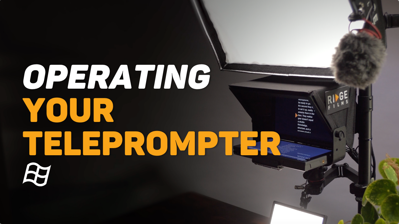 How to Use a Teleprompter with Your Desktop Studio on PC