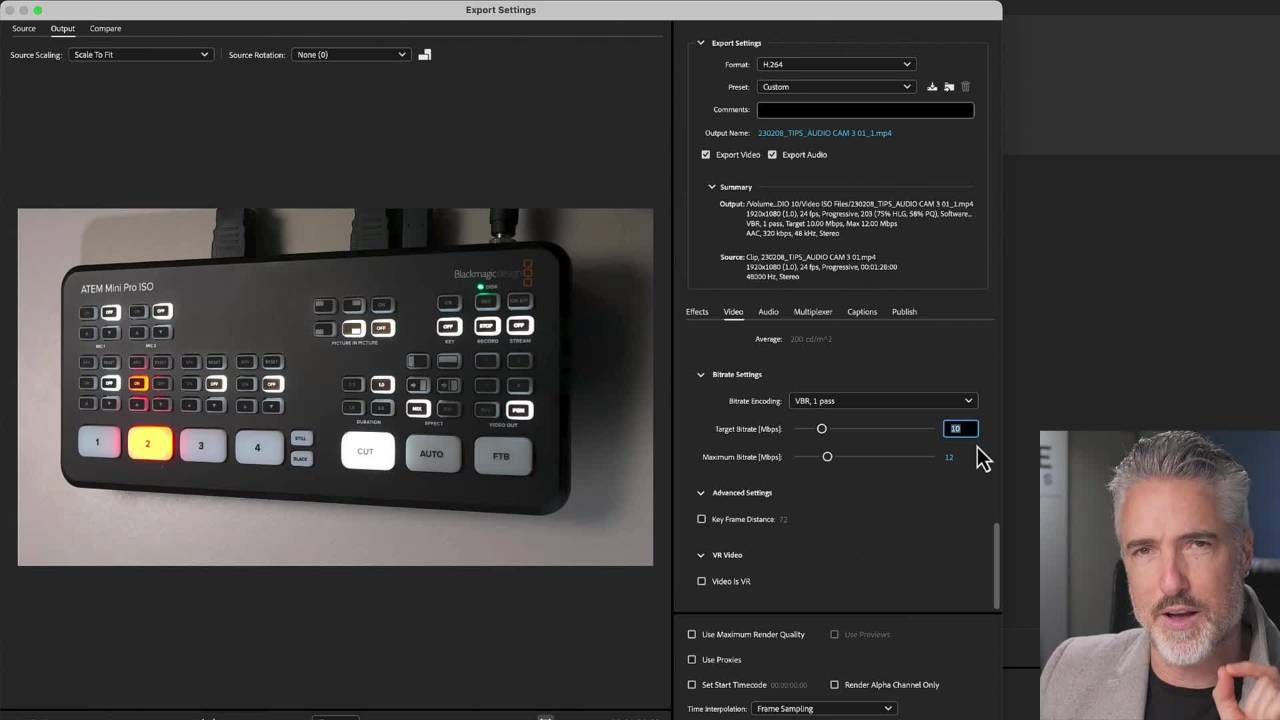 Video Transcoding for the ATEM Mini Multi ISO Switcher