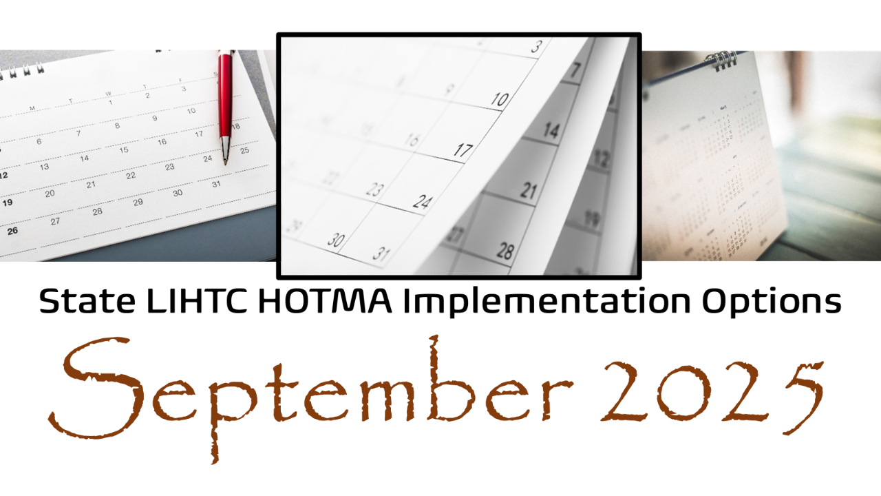 Article | Update on LIHTC HOTMA Implementation...again...