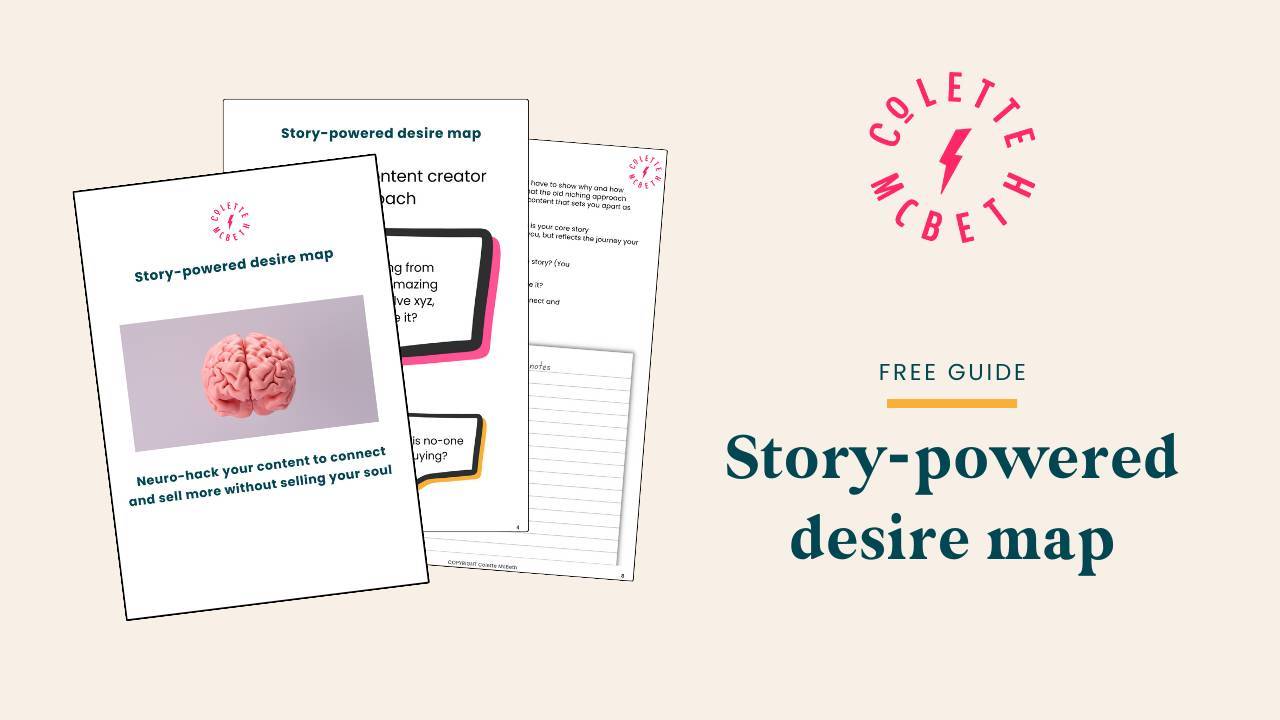 Story-powered desire map thank you