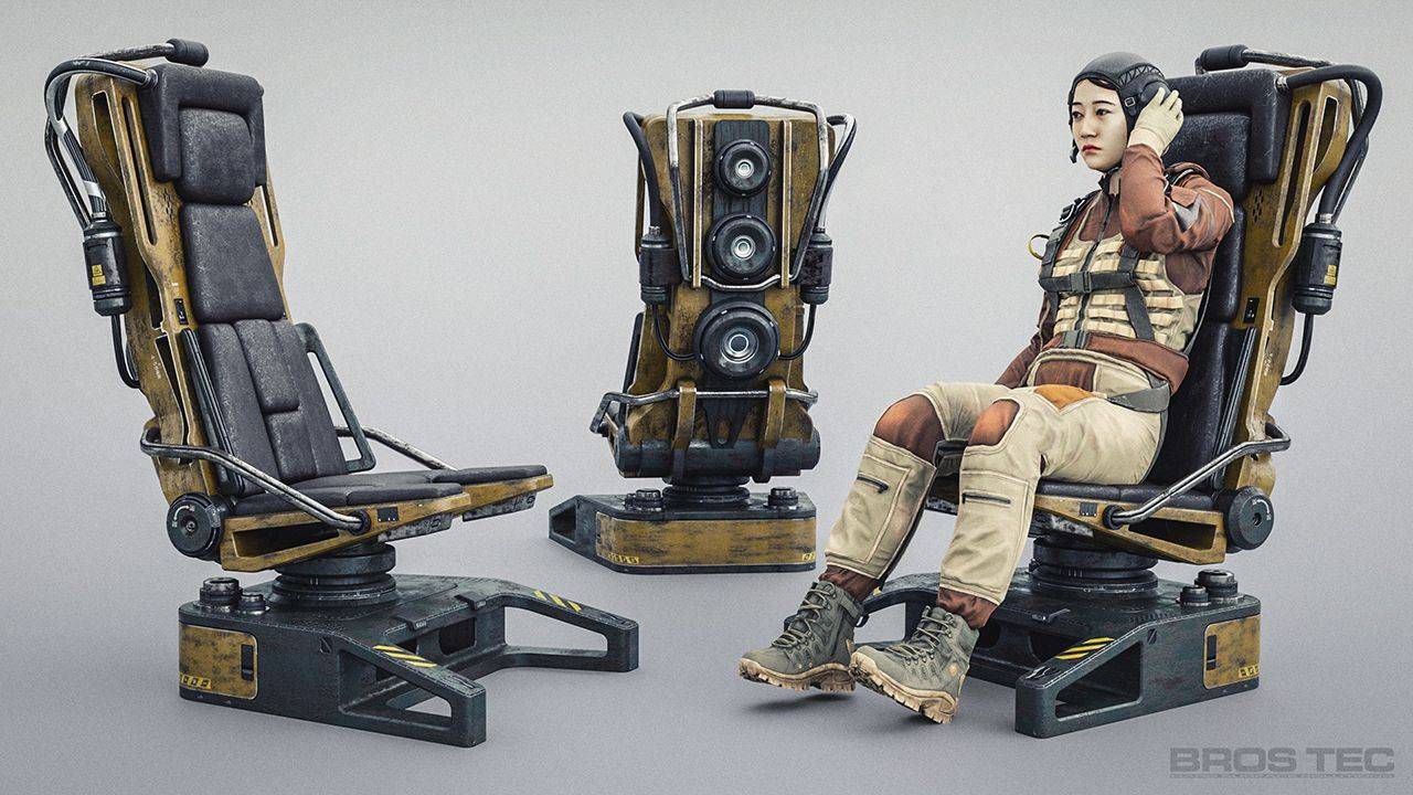 Hard Surface Modeling in Blender - SciFi Pilot Seat