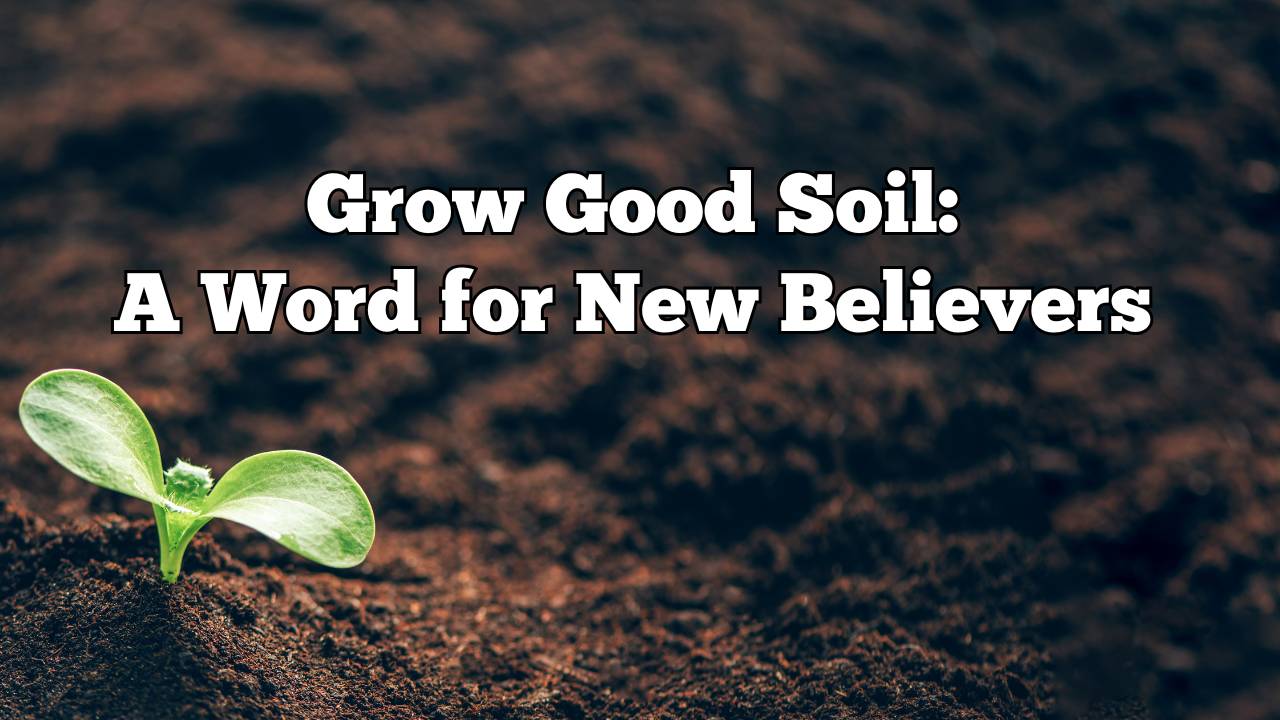 Grow Good Soil: A Word for New Believers