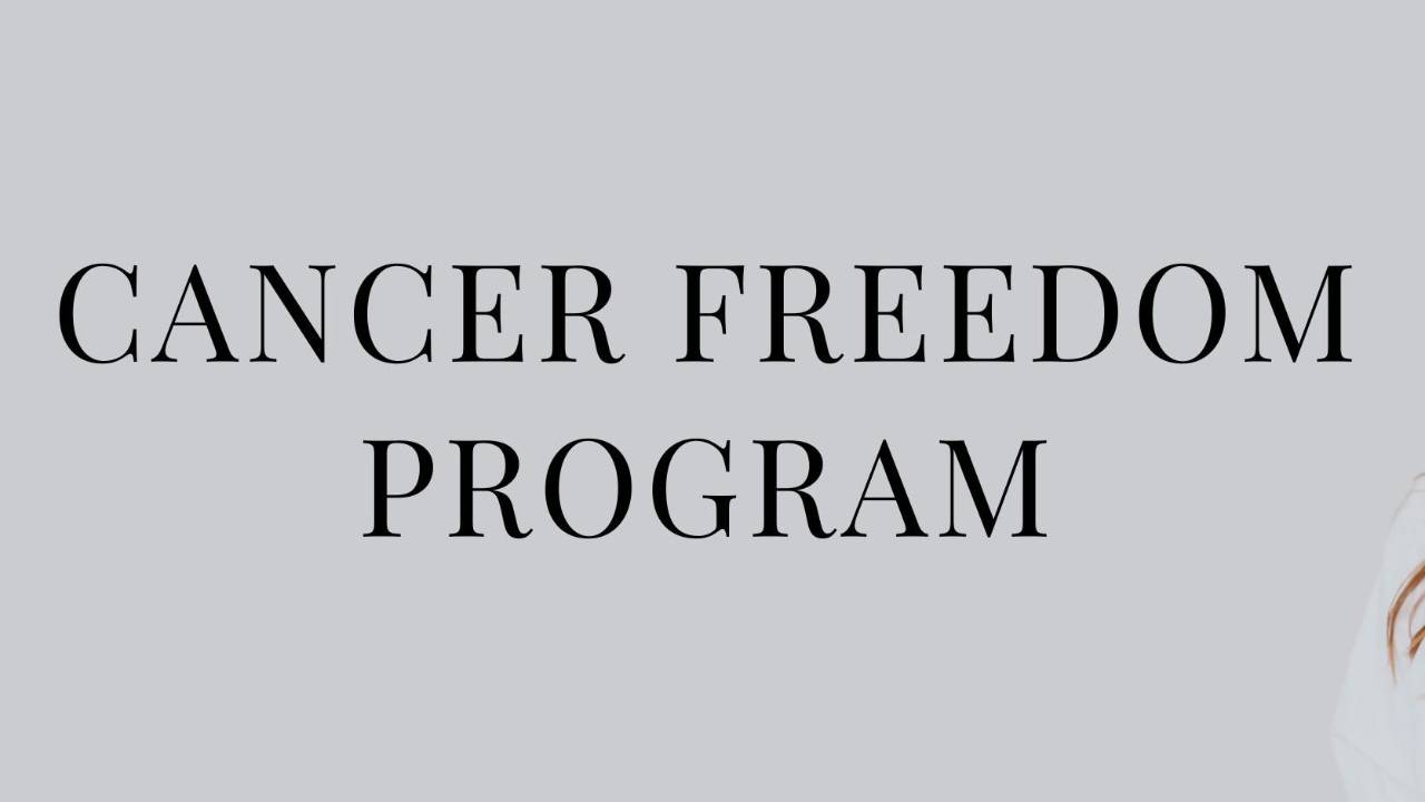 Terms & Service Agreement Cancer Freedom Program