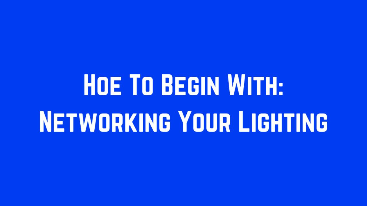 How Do I Setup My First Lighting Network?