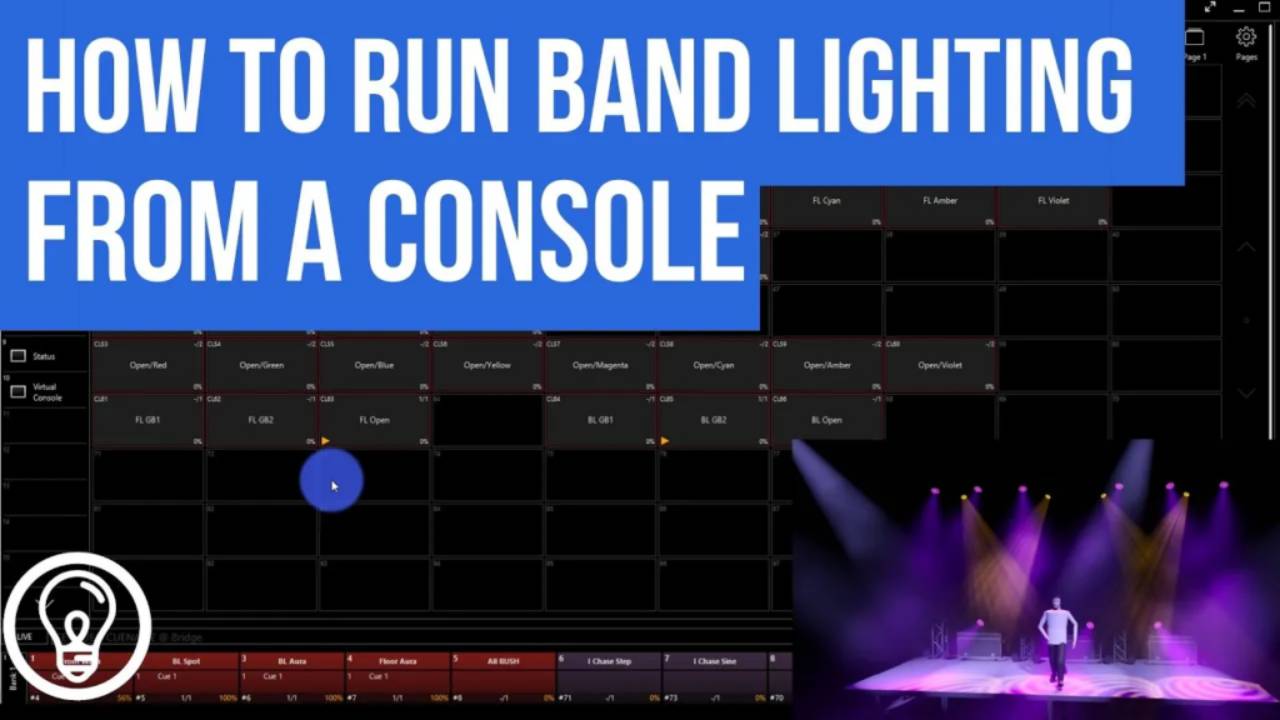 How Do You Run Your Band’s Lighting from a Console?