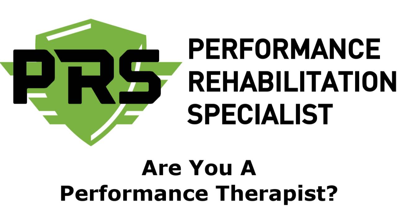 Performance Rehabilitation Specialist - Courses, Certification, CEUs