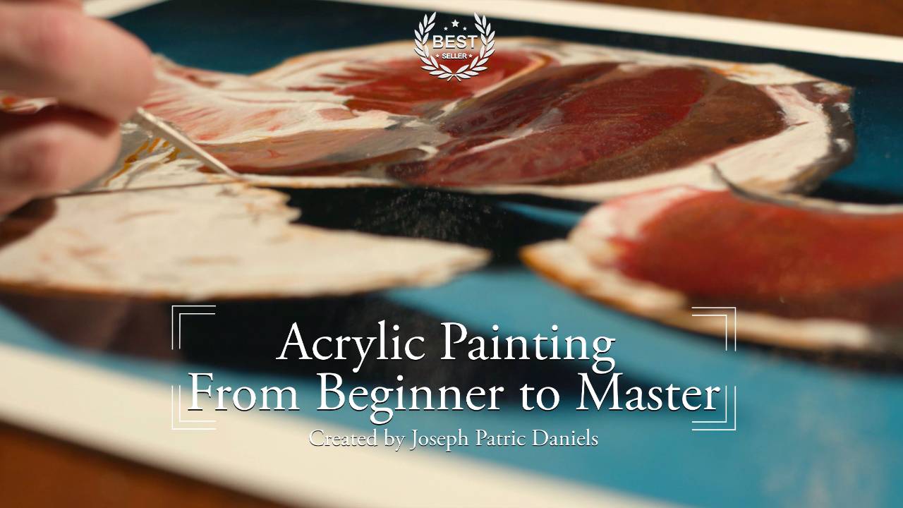 Learn how to paint with acrylics from beginner to master