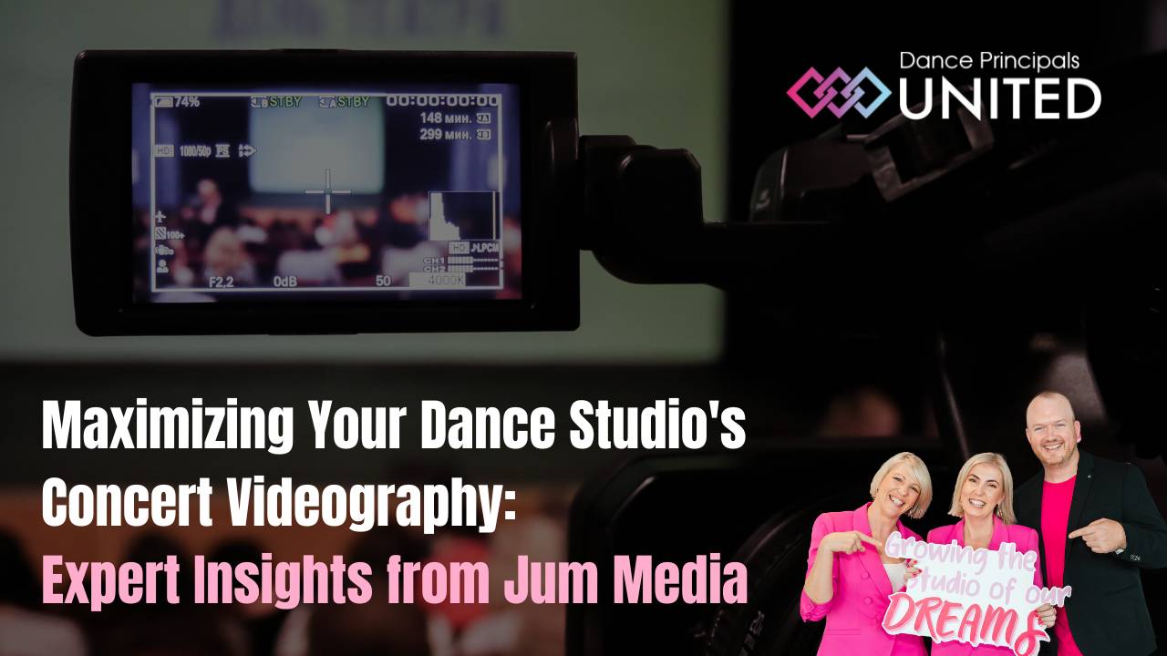 Maximizing Your Dance Studio's Concert Videography
