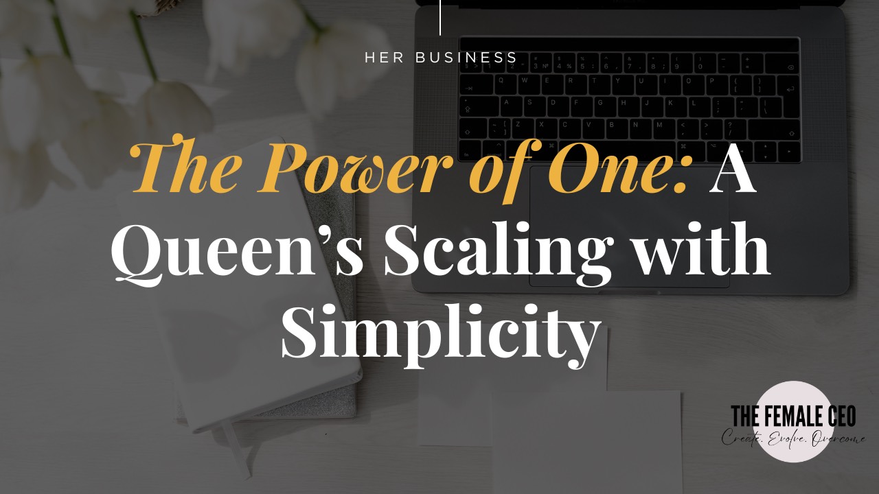The Power of One: A Queen’s Scaling with Simplicity